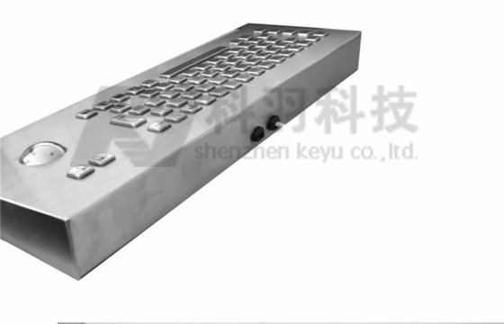 Rubber Switch Industrial Mechanical Keyboard With Trackball