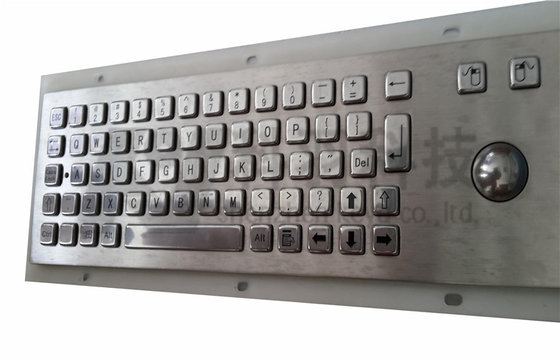 CE , ROHS Industrial Keyboard With Trackball , USB Hub , Water Proof EN55022