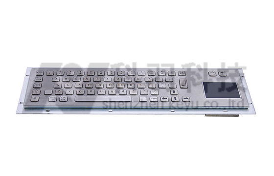 IP65 Dust-proof Industrial Keyboard With Touchpad , Key Stroke Travel 2mm