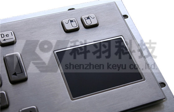 Custom Industrial Backlit Keyboard With Touchpad , 66 Metal Key For Outdoor