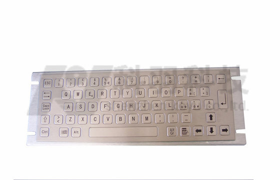 64 Key Indestructible Metal Keyboard NEMA4 , IK7 , Waterproof Keyboard