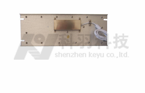 64 Keys Wired Stainless Steel Keyboard With Dome Switch , USB or PS/2 Interface