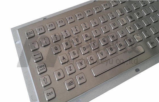 EN55022 Industrial Metal Keyboard Stainless Steel With Function Keypad