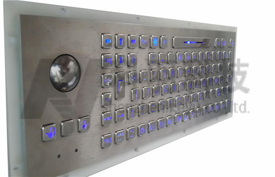 WINDOWS98 XP Illuminated Metal Keyboard , Vandal Resistant