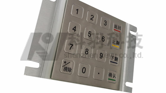 USB Flat Metal Numeric Keypad , Compact UBS Number Pad For POS