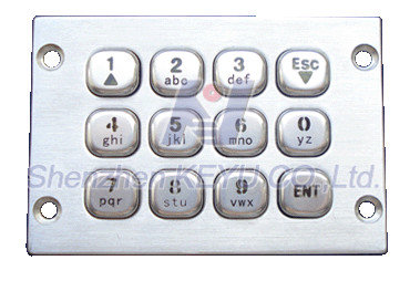 Dome Metal Numeric Keypad 