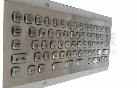 IP65 Metal Industrial Mini Keyboard With Brushed Surface NEMA4