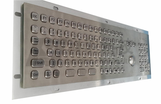 Kiosk Industrial Mini Keyboard Stainless Steel Panel Mount