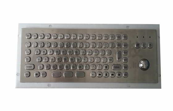 Trackball Industrial Mini Keyboard 68 Key Rubber Switch Desktop