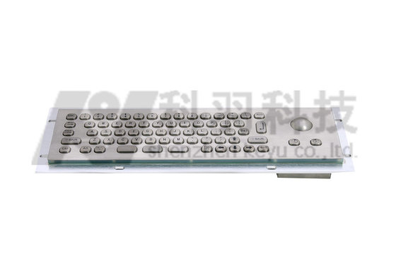Trackball Industrial Mini Keyboard 68 Key Rubber Switch Desktop