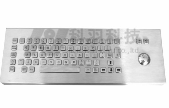 IP65 66 Key Industrial Computer Keyboard For Gas Pumping IK7