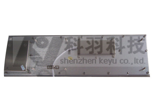 Rear Mounted Industrial Keyboard With Trackball For Public , 5V DC , 10mA