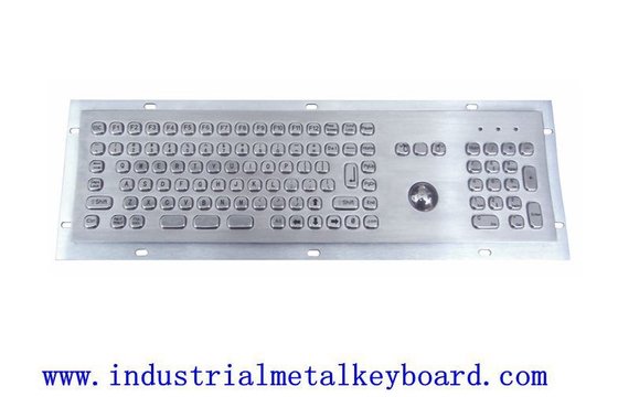 107 Key Industrial Mini Keyboard , Flush Keys And Numeric Keypad