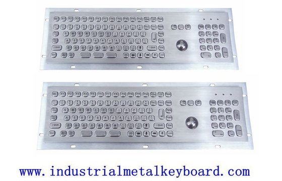 107 Key Industrial Mini Keyboard , Flush Keys And Numeric Keypad