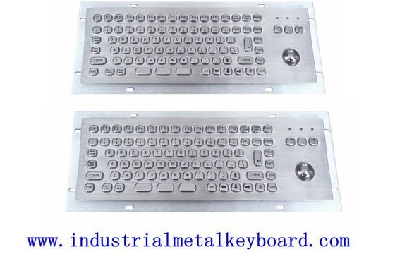Compact Mini Industrial Keyboard With Trackball , Function Keys , Key Stroke Travel 2mm
