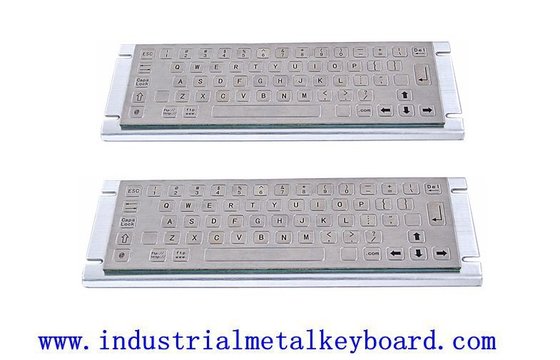 64 Key Customized Industrial Metal Keyboard With Aluminum Alloy Back Plate