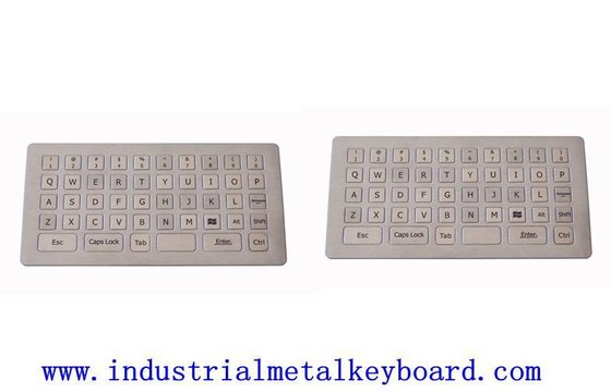 Dome Switch Industrial Metal Keyboard IP 67 Vandal Proof For Outdoor