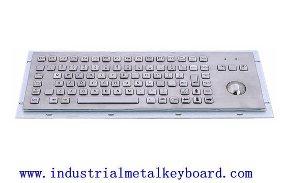 IP65 Waterproof Industrial Keyboard With Trackball , Full Function Keys
