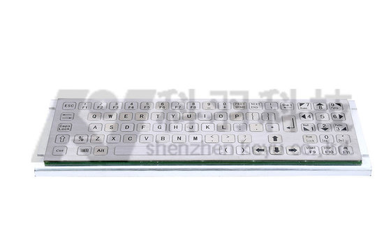 NEMA4 Industrial Metal Keyboard For Medical , Panel Mount Keyboard