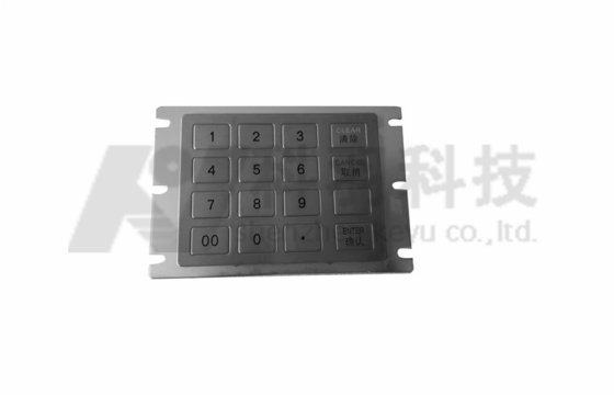 Non Encrypted Metal Numeric Keypad For Self Service Terminal