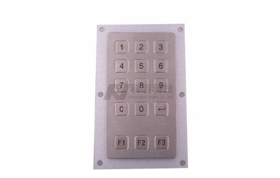 15 Key Metal Numeric Keypad