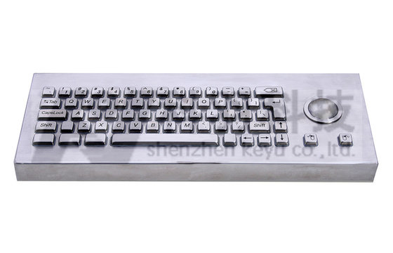 Silver Industrial Desktop Keyboard Vandal Proof For WINDOWS ME
