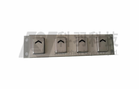 Metallic 4 Key Function Flat Keypad IP65 With RS232 / USB