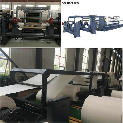 Roll To Sheet  Rotary Paper Roll Cutting Machine For Paper Board