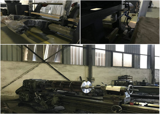 Non Manual Rotary Slitting Machine / Paper Cutter Machine 50 To 500gsm Cutting Thickness