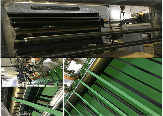 Prevent Curling Automatic Paper Reel Cutting Machine / Paper Roll Slitting Machine