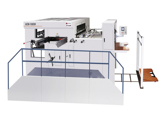 Flat Bed Die Cutting Machine Semi - Automatic For Corrugated Paper