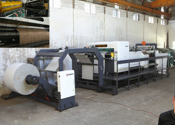 Printed Packaging Paper Reel To Sheet Cutting Machine / Cardboard Cutting Machine