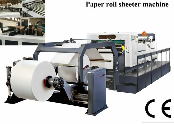 Prevent Curling Automatic Paper Reel Cutting Machine / Paper Roll Slitting Machine