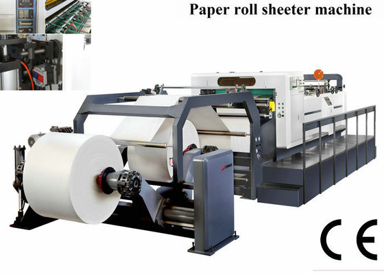 Heavy Duty Paper Reel Cutting Machine / Automatic Reel To Sheet Cutter