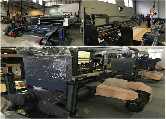 Paper Roll To Sheet Cutting Machine With Hydraulic Shaftless Roll Stand