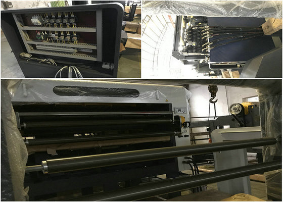 Continuos Stable Industrial Automatic Paper Cutter Machine With Squaring System Braking System