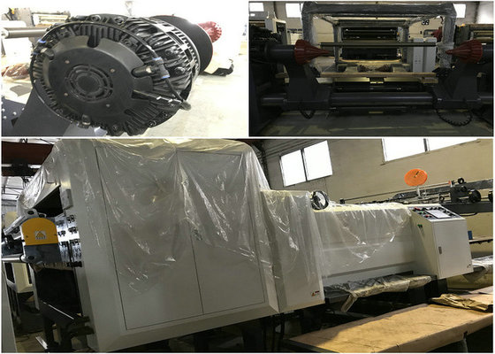 High Speed Paper Reel Cutting Machine / Plc Paper Cutting Equipment