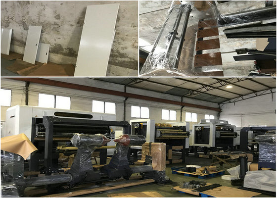 Brown Kraft Paper Reel To Sheet Cutting Machine / Cardboard Cutter
