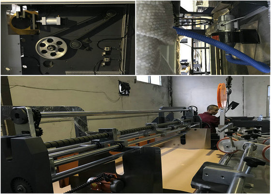 Non Manual Rotary Slitting Machine / Paper Cutter Machine 50 To 500gsm Cutting Thickness