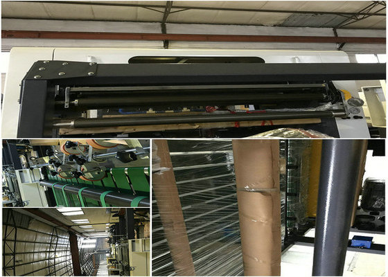 Automatic Plc Paper Roll Cutter Machine / Sheet Paper Slitting Machine