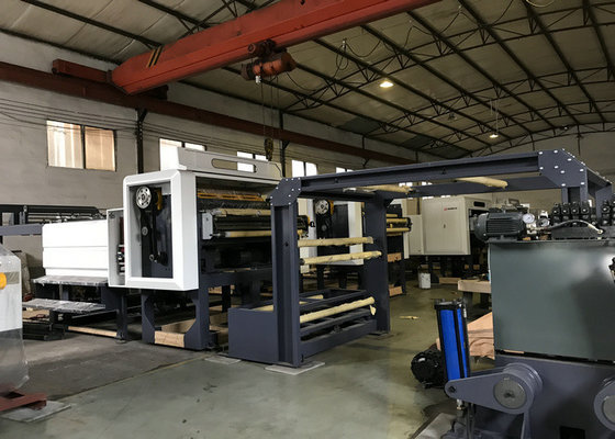 Web Slitting Sheeter Reel Paper Card Cutting Machine With Three Sub Knife