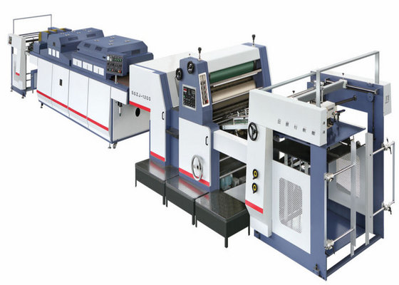 30kw Flexo Paper UV Coating Machine 4000 Sheets / Hour , Uv Varnish Machine