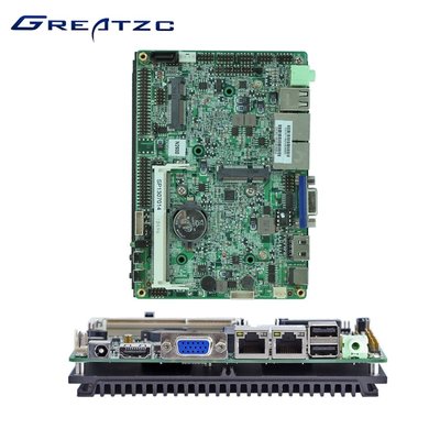 Dual Core CPU 3.5 Inch Motherboard 2 LAN Ports , Atom Processor Motherboard 