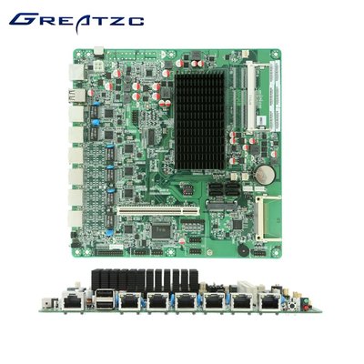Stable Intel Atom D2550 Firewall 6 LAN Fanless PC Motherboard Dual Core