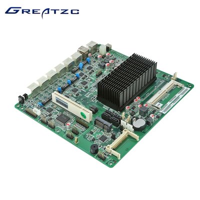 Stable Intel Atom D2550 Firewall 6 LAN Fanless PC Motherboard Dual Core