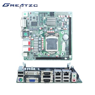 Intel H61 LGA 1155 Motherboard Core i7 / i5 / i3  Processor Dual Display with 2 SATA / 6 COM