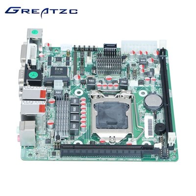 Intel H61 LGA 1155 Motherboard Core i7 / i5 / i3  Processor Dual Display with 2 SATA / 6 COM
