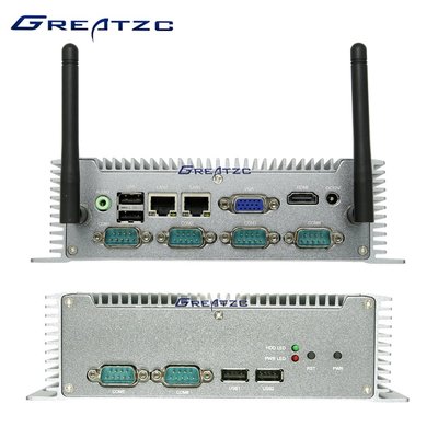 I3-3217U CPU Industrial Embedded Computer , Dual Lan VGA Low Power Fanless PC