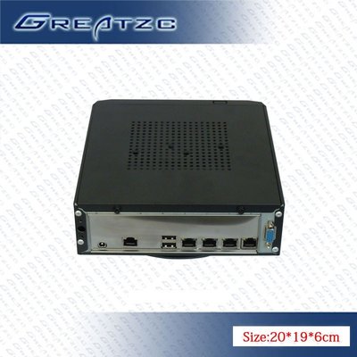 Smart Atom Mini PC Computer With 4 LAN Ports Intel D525 CPU GMA 3150 Graphics  Card