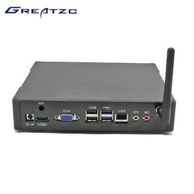 Ultra Small Intel 1037U dual Core VGA HDMI Dual Display Fanless Embedded PC With 1 LAN Intel HD Graphic Card